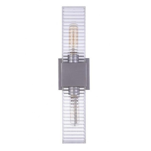 Craftmade Lighting Ridge 2 - Light Wall Light In Satin Aluminum : Target