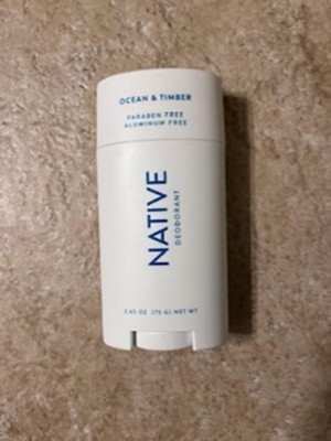 Native Deodorant for Men & Women - Ocean & Timber - Aluminum Free - 2 ...