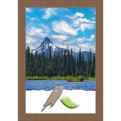 Amanti Art Florence Medium Brown Picture Frame Opening Size 24x36 In ...