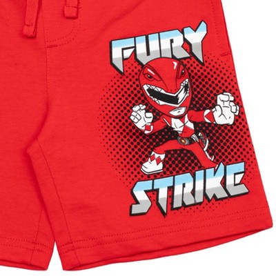Power Rangers French Terry 2 Pack Shorts Toddler : Target