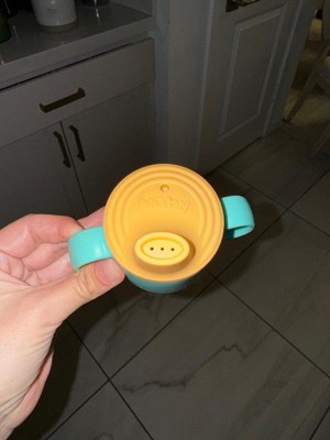 Nuby 2oz 2 Handle Silicone Sippy Cup With Spout Lid - Confetti Neutral ...