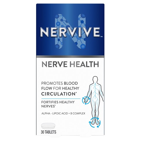 Nervive Nerve Health Tablets - 30ct : Target