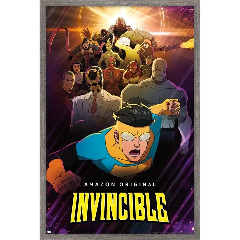 Trends International Invincible - Purple One Sheet Framed Wall Poster ...