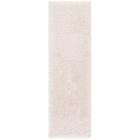 Luxe Shag Sgx160 Hand Tufted Indoor Runner Rug - Bone - 2'3"x8 ...