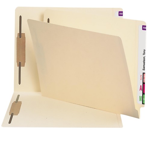 Smead End Tab Fastener File Folder, Shelf-master Reinforced Straight ...