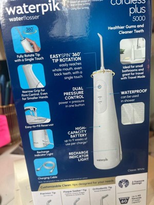 Waterpik Cordless Plus 5000 Water Flosser - Black : Target