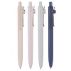 Zento Uniball 4pk Gel Pen 0.7mm Medium Point Black Ink Muted Cool ...