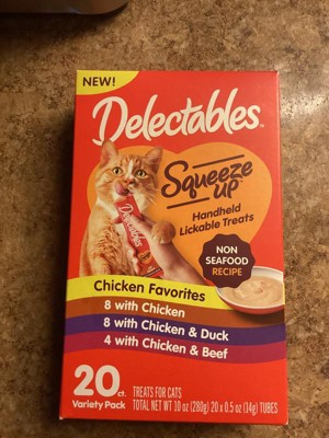 Delectables Squeeze Up Variety Pack With Tuna, Salmon & Chicken Flavor ...