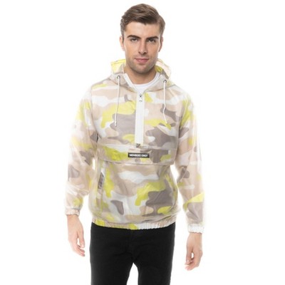 Members Only Translucent Camo Print Jackets For Men Casual, Windbreaker ...