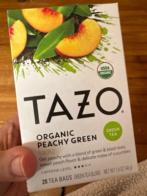 Tazo Organic Peachy Green Tea - 20ct : Target