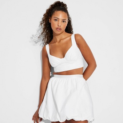 Women's Game Day Tiny Tank Top - Wild Fable™ White Xs : Target