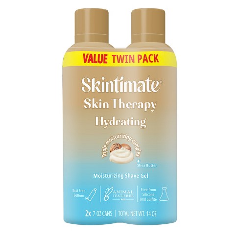 Skintimate Skin Therapy Hydrating Women's Shave Gel Twin Pack - 14oz ...