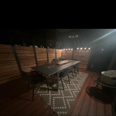 Check Diamonds Outdoor Rug Tan - Threshold™ : Target