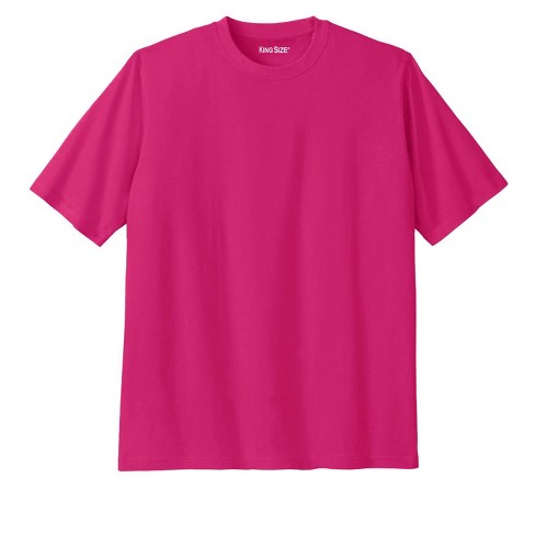 Kingsize Men's Big & Tall Shrink-less Lightweight Crewneck T-shirt - Xl ...