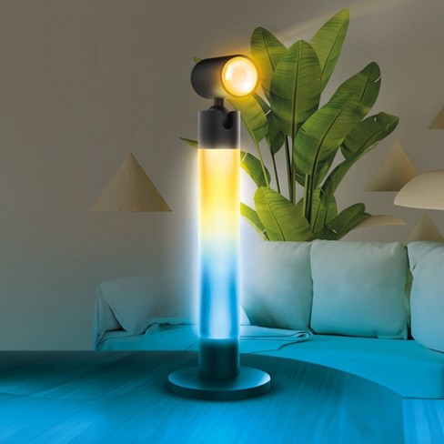 Brookstone Ambient Led Lamp With Reading Light Novelty Table Lamp : Target