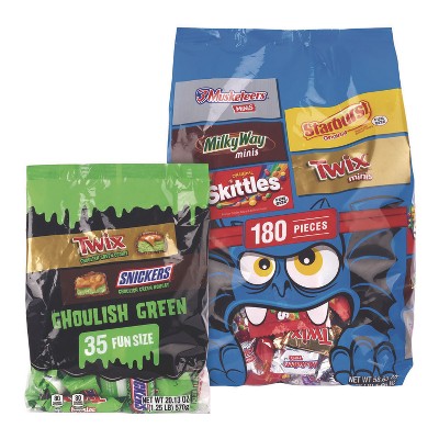 Mars Mixed Chocolate And Sugar Variety Halloween Bundle - 2 Bags/215 ...