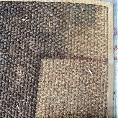 Nuloom Hesse Checker Weave Seagrass Area Rug : Target