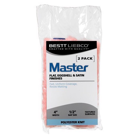 Bestt Liebco Master Polyester Knit 4 In. W X 1/2 In. Mini Paint Roller ...