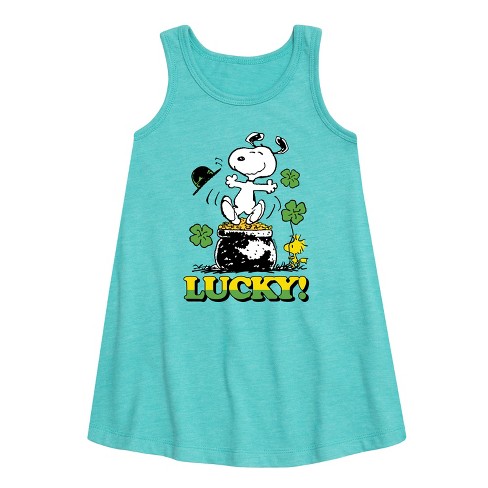 Peanuts Lucky Snoopy - Turquoise - 2t : Target