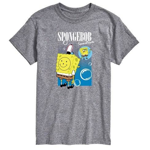 Men's - Spongebob Squarepants - Bubbles Short Sleeve Graphic T-shirt ...