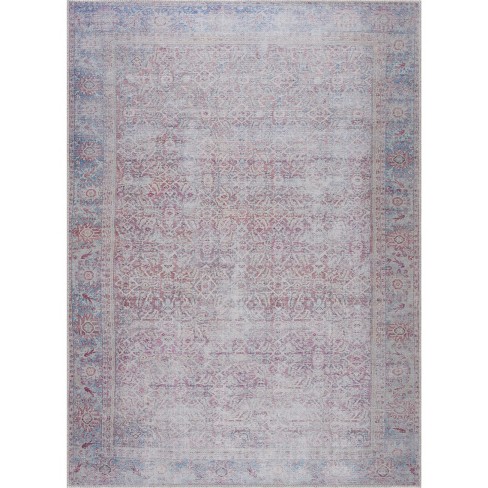 Hauteloom Rectangle Area Rug Light Blue : Target