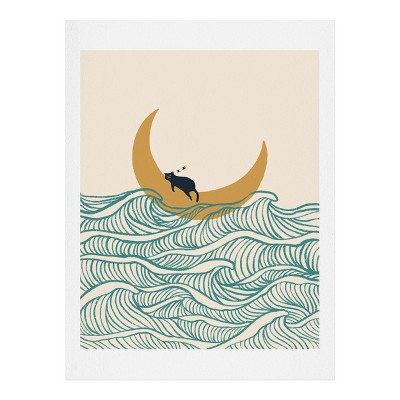 Jimmy Tan Good Night Meow 1 8" X 10" Art Print - Society6 : Target