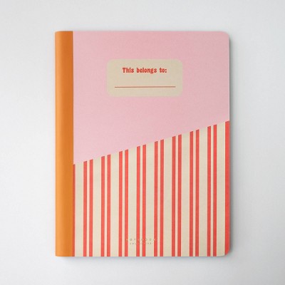Enday 100 Ct. Quad-ruled Composition Notebook, Pink : Target