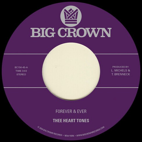 Thee Heart Tones - Forever & Ever B/w Sabor A Mi (vinyl 7 Inch Single) : Target