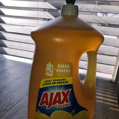 Ajax Ultra Super Degreaser Dishwashing Liquid Dish Soap - Lemon - 90 Fl ...
