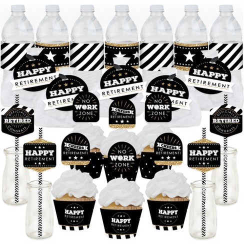Big Dot Of Happiness Happy Retirement - Retirement Party Favors And ...