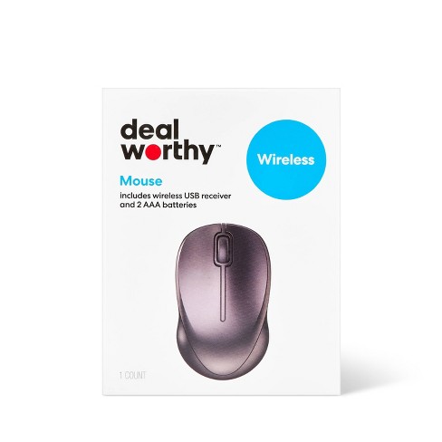 Wireless Mouse - Dealworthy™ Black : Target