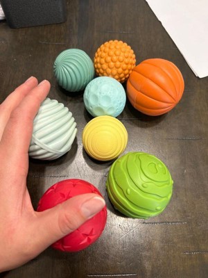 Kaplan Early Learning Textured Mix And Match Balls - Set Of 8 : Target
