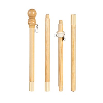 Evergreen American Flag With Wooden Flag Pole & Bracket Kit : Target