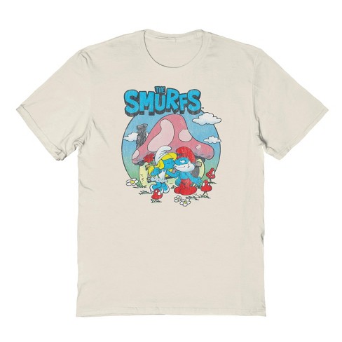 The Smurfs Men's House Owners Short Sleeve Graphic Cotton T-shirt ...