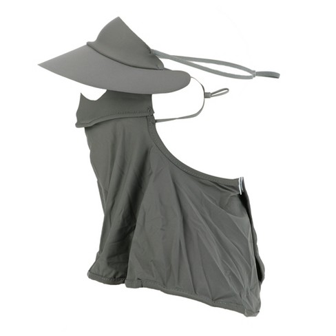 Unique Bargains Full Face Mask Brim Design Adjustable 13.78" Dark Gray ...