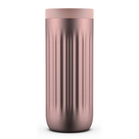 Ello 16oz Stainless Steel Travel Mug Rose Gold: Dishwasher-safe Coffee ...