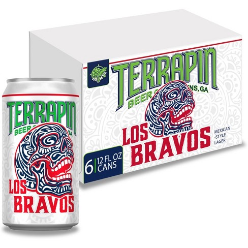 Terrapin Los Bravos Mexican Lager Beer - 6pk/12 Fl Oz Cans : Target