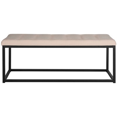 Vant Upholstered Bed Bench - Zigrino Mineral - Burnished Brass : Target
