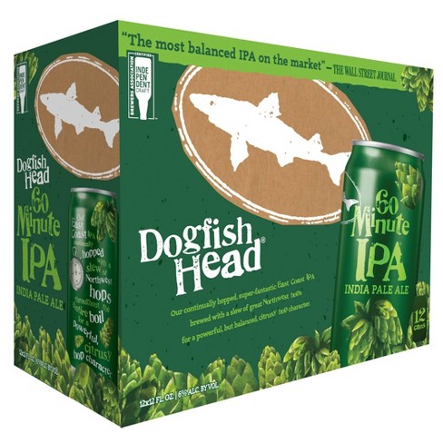 Dogfish Head 60 Minute IPA Beer - 12pk/12 Fl Oz Cans : Target