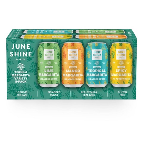 Juneshine Tequila Margarita Variety - 8pk/355ml Cans : Target