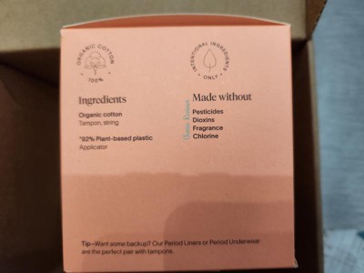 Cora Organic Cotton Tampons Mix Pack - Regular/super Absorbency - 32ct ...