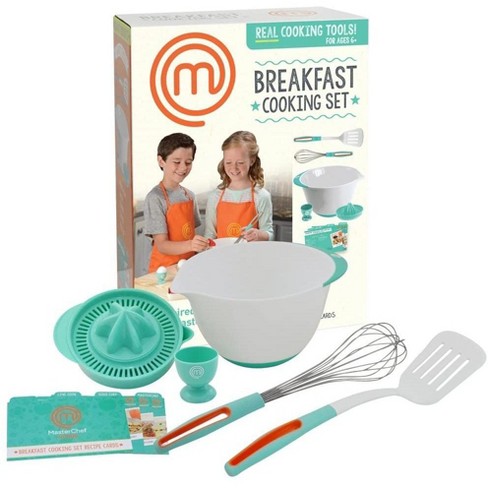 Jazwares Masterchef Junior Breakfast Cooking Set - Kit Includes Real ...