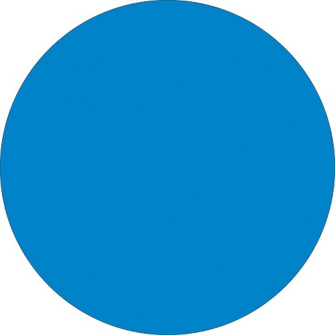 Tape Logic Inventory Circle Labels 1" Light Blue 500/roll Dl611c : Target