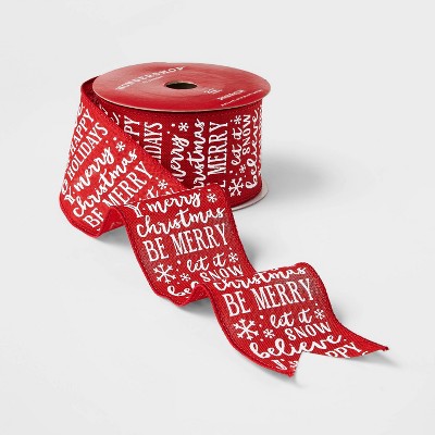 Northlight Red And Green Plaid Wired Christmas Craft Ribbon 2.5" X 10 ...