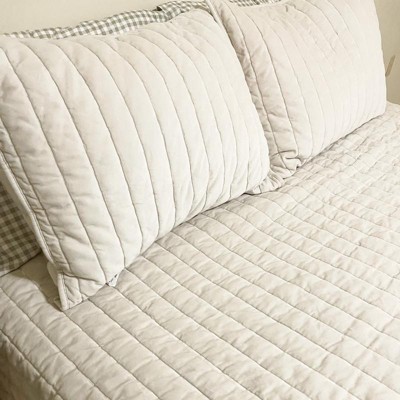 King Channel Stitch Velvet Quilt Navy - Threshold™ : Target