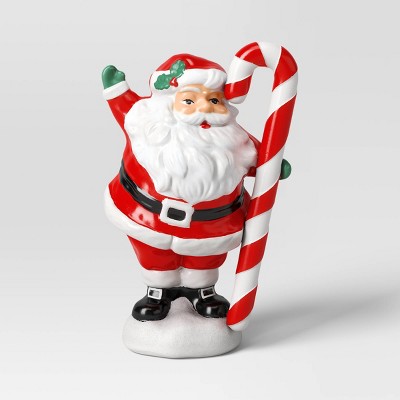 Northlight 12" Traditional Santa Claus Christmas Figure With Teddy Bear ...
