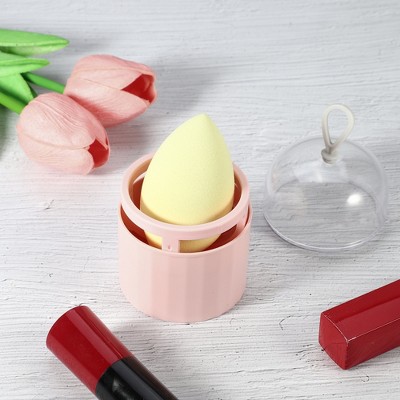 Unique Bargains Portable Beauty Egg Makeup Sponge Case 1 Pc : Target