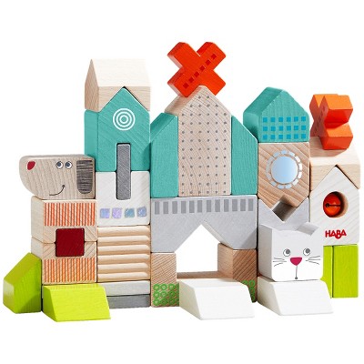 Haba Coburg Wooden Building Blocks 28 Piece Set (made In Germany) : Target