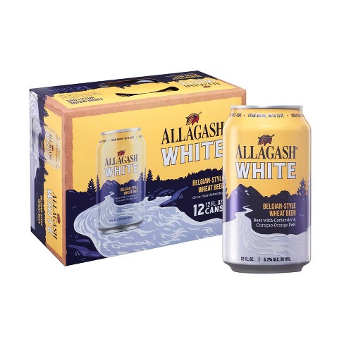 Allagash White Belgian-style Wheat Beer - 12pk/12 Fl Oz Cans : Target
