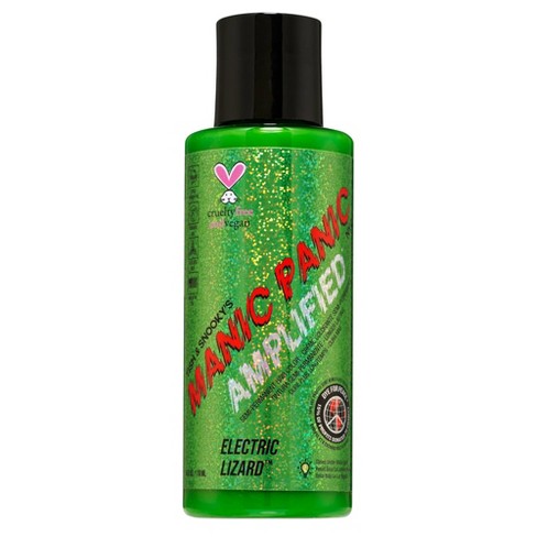 Neon Green Splat Hair Dye